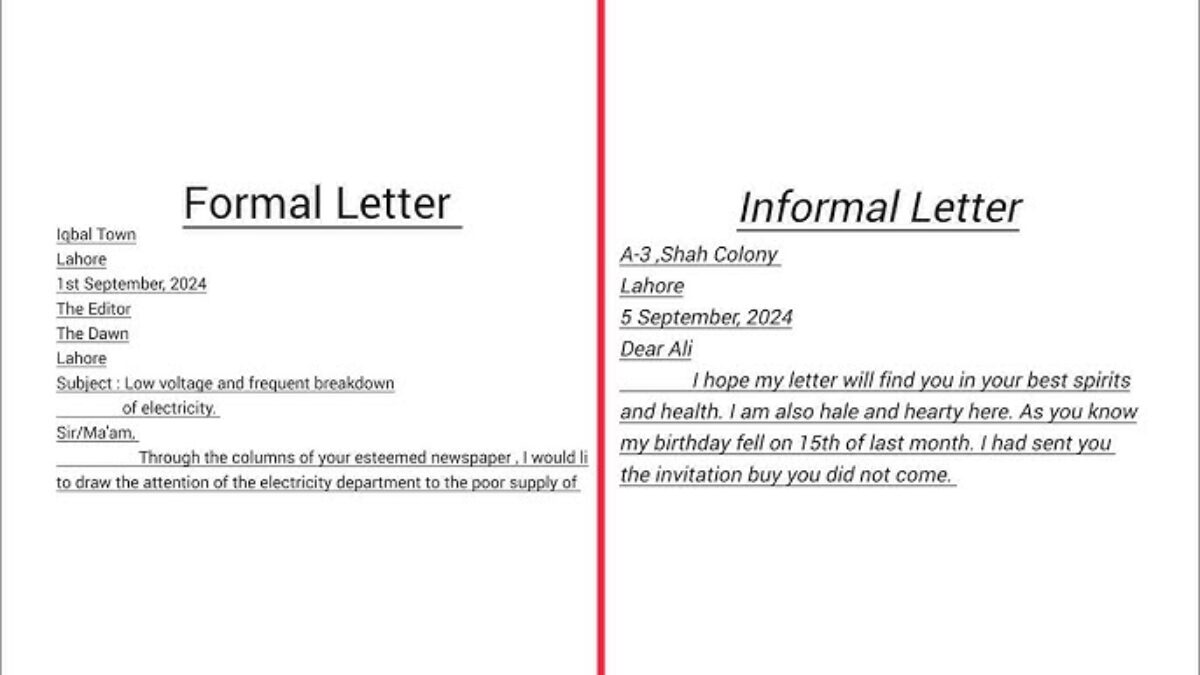 Formal Age For Formal Letter - Infoupdate.org